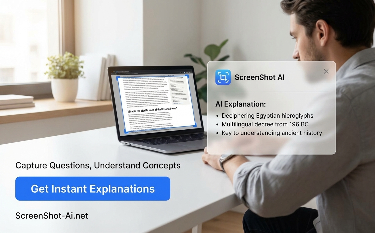 ScreenShot Ai - Screenshot Any Question, Get Instant AI Answers